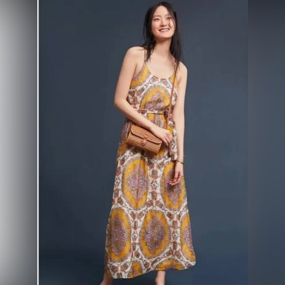 Anthropologie | Dresses | Anthropologie Akemi Kin Medallion Gold ...